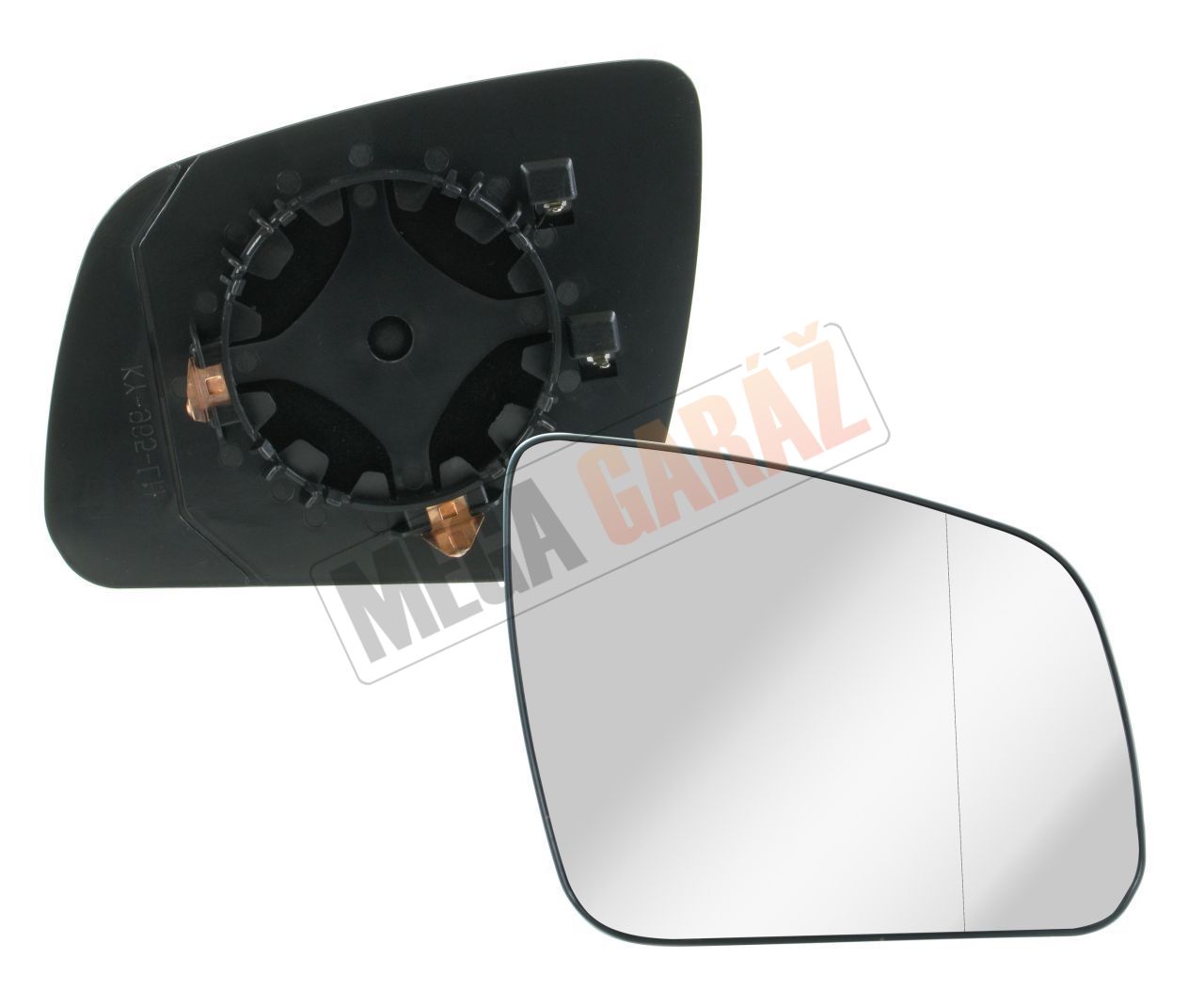Sklo do zrcátka MERCEDES C (W204)- pravé, vyhřívané | Megagaráž.cz