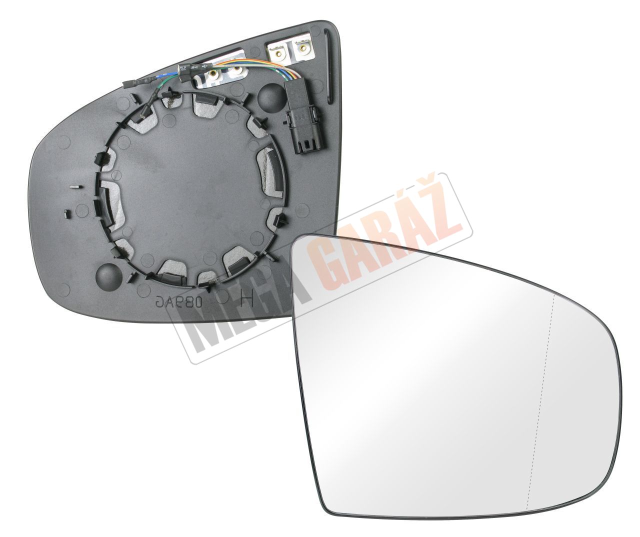 Sklo do zrcátka BMW X5 (E70)- pravé, vyhřívané | Megagaráž.cz